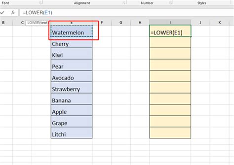 How To Change The First Letter To Lowercase In Microsoft Excel My Microsoft Office Tips