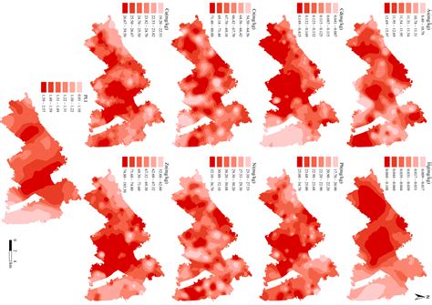 Spatial Interpolation Maps For Heavy Metals And Pli Download