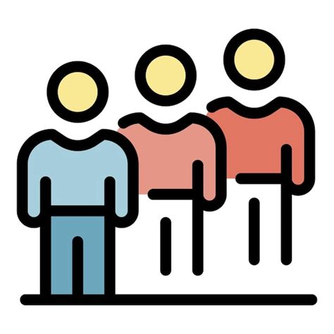 Premium Vector Advertising Group Icon Outline Advertising Group Vector Icon Color Flat Isolated