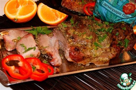 Маринованная запеченная свинина по-кубински