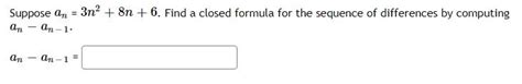 solved generalize exercise 2 3 8 find a closed form for the