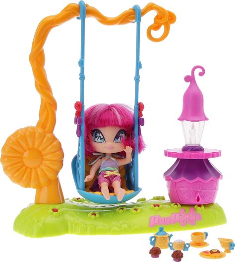 Bandai Pop Pixie 22332 Magic Swing And Fairy Lockette 12 Cm Doll Over