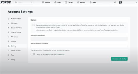 Laravel Error And Performance Monitoring Sentry