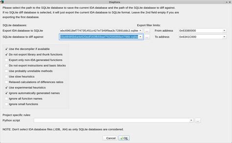 Plugin Focus Diaphora Hex Rays