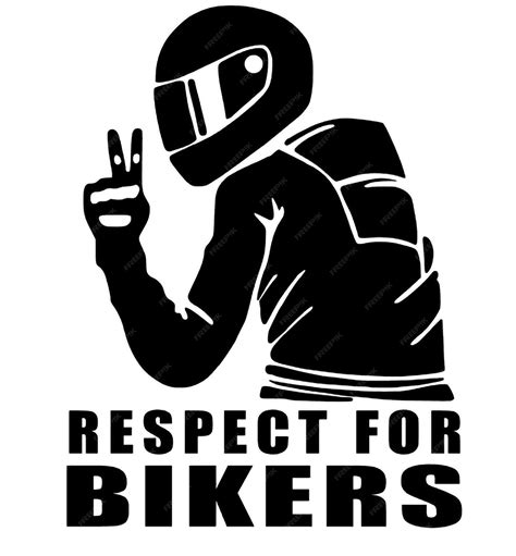 Premium Vector | Vector, motorcycle respect