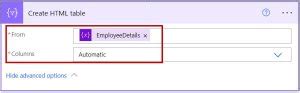 How to Create an HTML Table from an Array in Power Automate + Formatting - Enjoy SharePoint