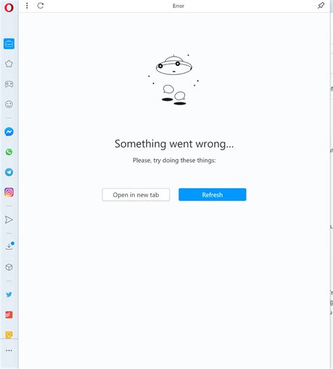 Whatsapp Sidebar Something Went Wrong Opera Forums