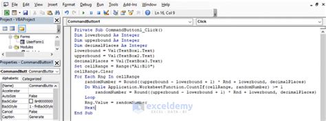 Excel VBA Random Number Generator With No Duplicates Examples