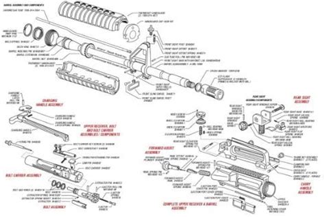 Labeled M4 Parts Diagram For Easy Understanding