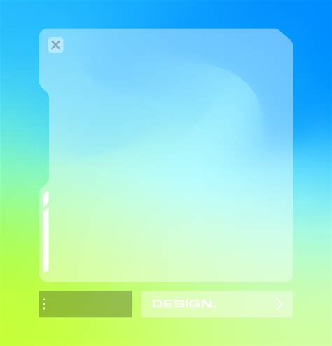 Futuristic Square Gradient Background Pop Up Window Vector