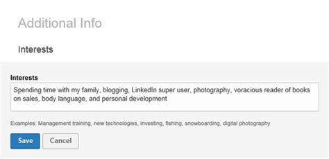 Adding Interests To Your Linkedin Profile Dummies