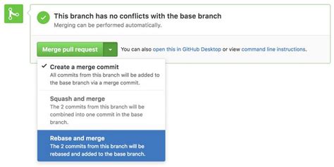 Rebase And Merge Pull Requests The Github Blog Github Tech Sites