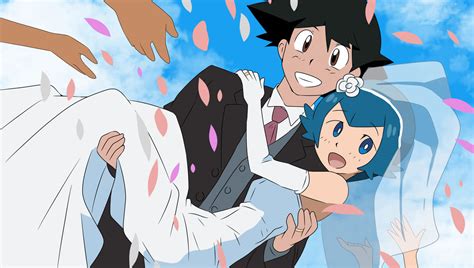 Ash X Lana Getting Married By Artistaskech On Deviantart