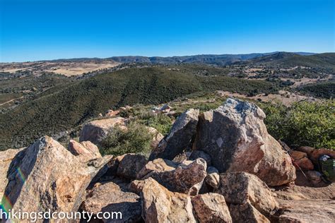 Oakzanita Peak Loop Cuyamaca Rancho State Park Hiking San Diego County