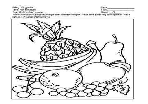Aktiviti Mewarna Buah Buahan Tempatan Pdf