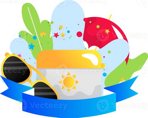 Summer Cartoon Illustration PNG Summer Cartoon Illustration PNG