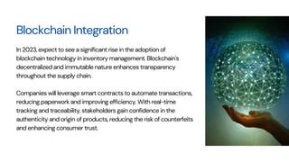 Inventory Management Trends to Watch Out in 2023 | PDF | Logistics | Business