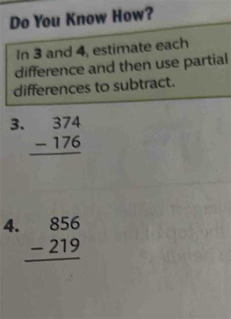 solved do you know how in 3 and 4 estimate each difference and then