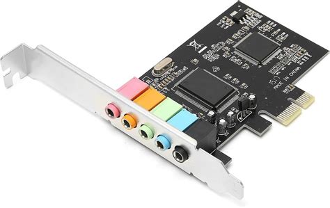 Etzin Pcie Sound Card For Pc Windows 5 1 Internal Sound Card 3d Stereo Pci E Audio Card Cmi8738