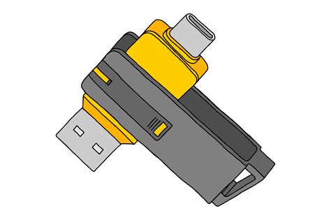 Computer USB Memory PNG