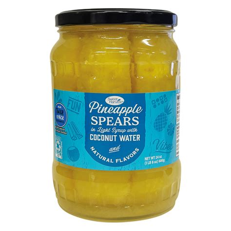 Aldi Sweet Harvest Pineapple Spears In Coconut Water Same Day Delivery