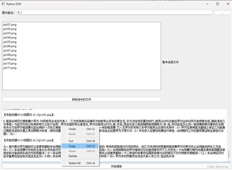 python使用easyocr做一个对多图的连续扫描识别的ocr工具 csdn博客