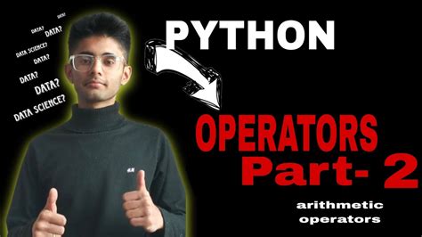 Python Operators Part 2arithmetic Operators Youtube