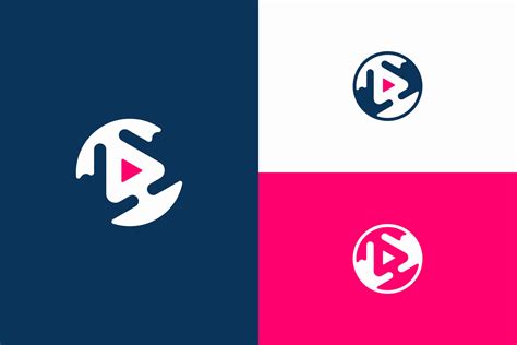 Play Button Shape Logo By Hand 13235871 Vector Art At Vecteezy