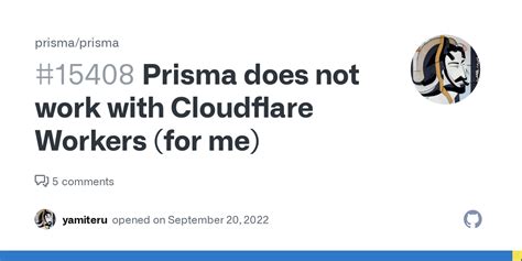 prisma does not work with cloudflare workers for me · issue 15408