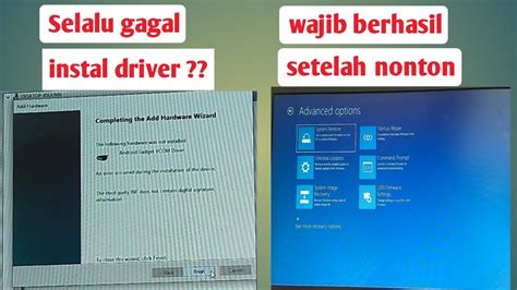 Cara Disable Driver Signature Enforcement Di Windows 10 Youtube