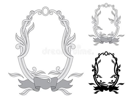 Vector Frames With Scrolls Stock Vector Illustration Of Pattern 3141766