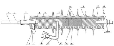 一种耐张杆外串联间隙金属氧化物避雷器的制作方法