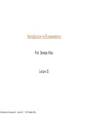 Understanding Simple Linear Regression Models for Econometrics | Course Hero