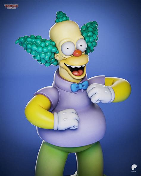 Download Tanuki Figures Krusty The Clown The Simpsons 3d Print