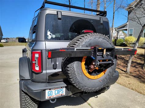 Spare Tire Bike Bicycle Mount Options Bronco6g 2021 Ford Bronco