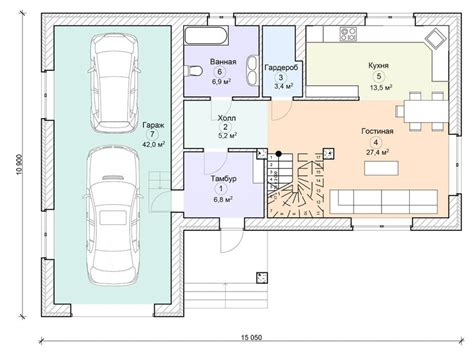 Проект коттеджа с плоской крышей до 200 кв м Архитектурное бюро Беларх Авторские проекты
