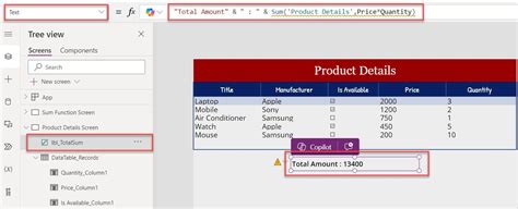 Power Apps Sum Function With 8 Examples