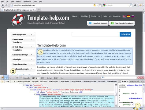 Firebug Mozilla Firefox Plugin Template Monster Help