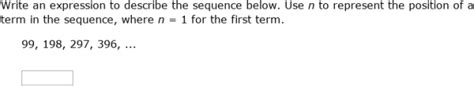 Ixl Write Variable Expressions For Arithmetic Sequences