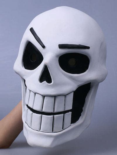 Papyrus And Sans Halloween Cosplay Face Mask For Adults Yicosplay