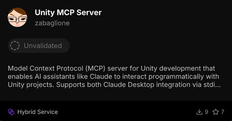 Unity Mcp Server Mcp Servers · Lobehub