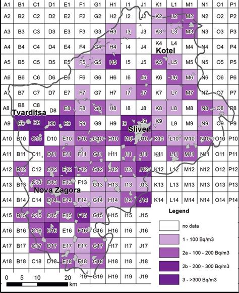 SPATIAL SAMPLING DESIGN FOR THE GEOGENIC RADON POTENTIAL SURVEY IN SLIVEN PROVINCE BULGARIA