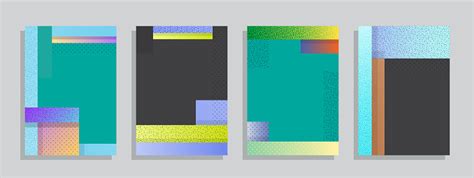 브로셔 커버 디자인을 위한 추상적인 기하학적 패턴 배경 파란색 노란색 빨간색 주황색 분홍색 및 녹색 벡터 배너 템플릿 0명에 대한 스톡 벡터 아트 및 기타 이미지 Istock