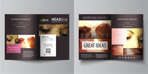 Bi에 대 한 비즈니스 템플릿 브로셔 잡지 전단지를 접어 디자인 서식 파일 A4 크기에 추상 벡터 레이아웃을 커버 로맨틱 커플