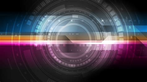 Bright Abstract Tech HUD Interface Gear Stock Video At Vecteezy