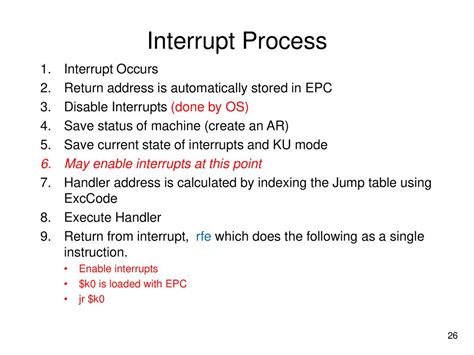 Interrupts and Exception Handling - ppt download