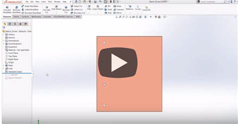 Using Sketch Driven Patterns In Solidworks Trimech