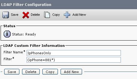 Ldap Custom Filter Cucm X Cisco Community