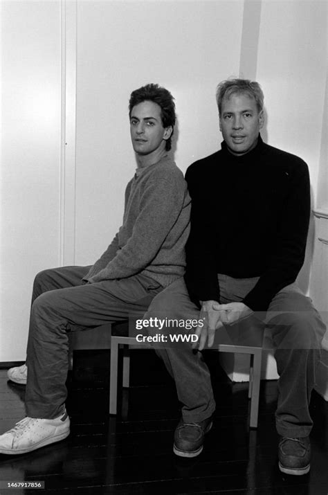 Designer Marc Jacobs And Businessman Robert Duffy Cofounders Of The