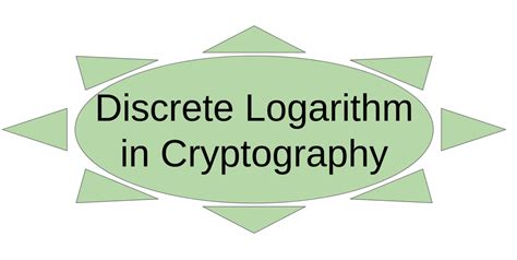 Discrete Logarithm In Cryptography